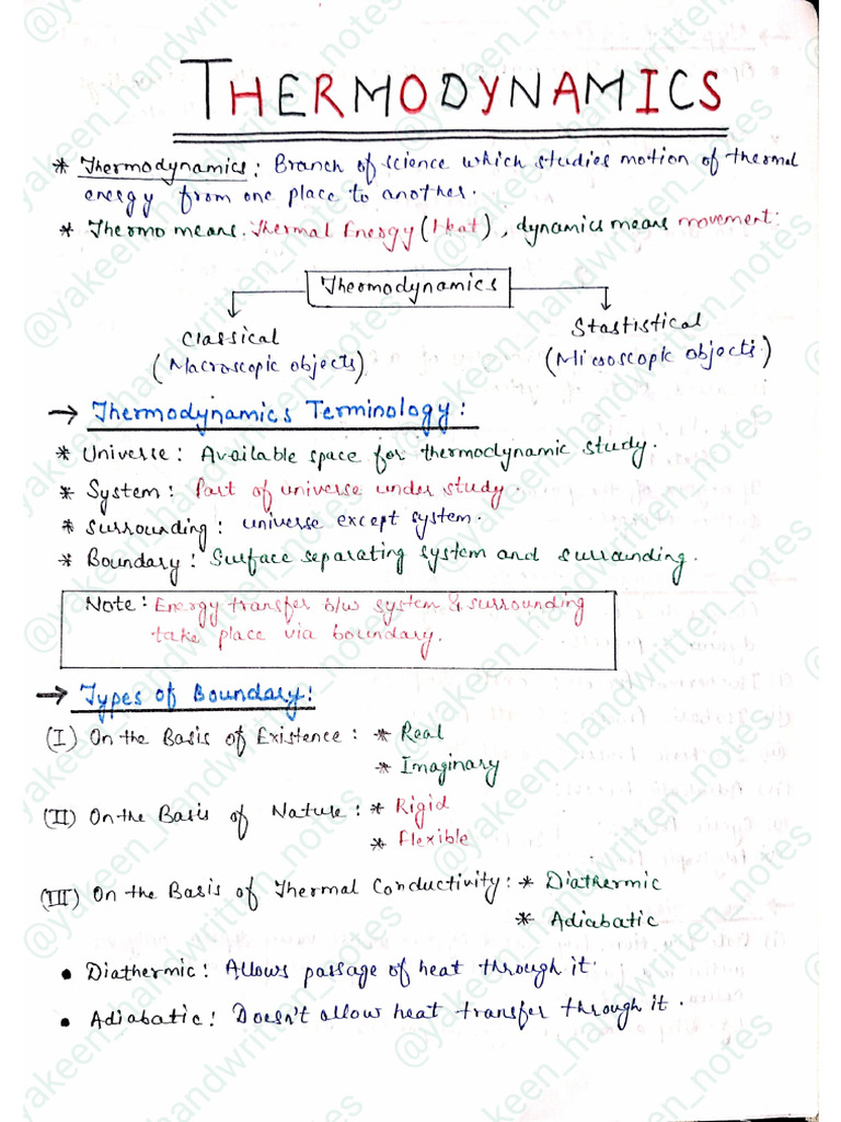 Thermodynamics & Thermochemistry | PDF