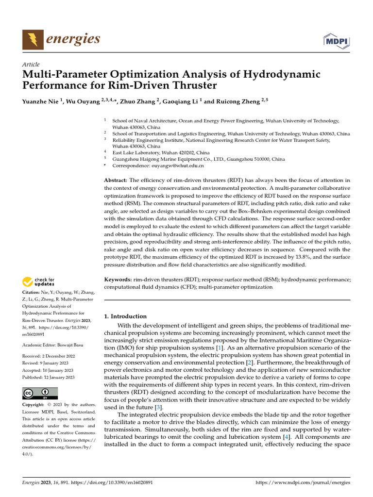 Hydrodynamic Analysis RDT | PDF | Turbulence | Fluid Dynamics