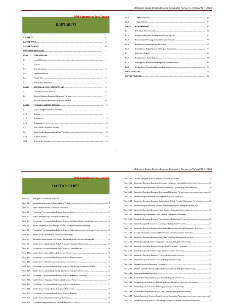 Dokumen KRB Purworejo - Final Draft | PDF