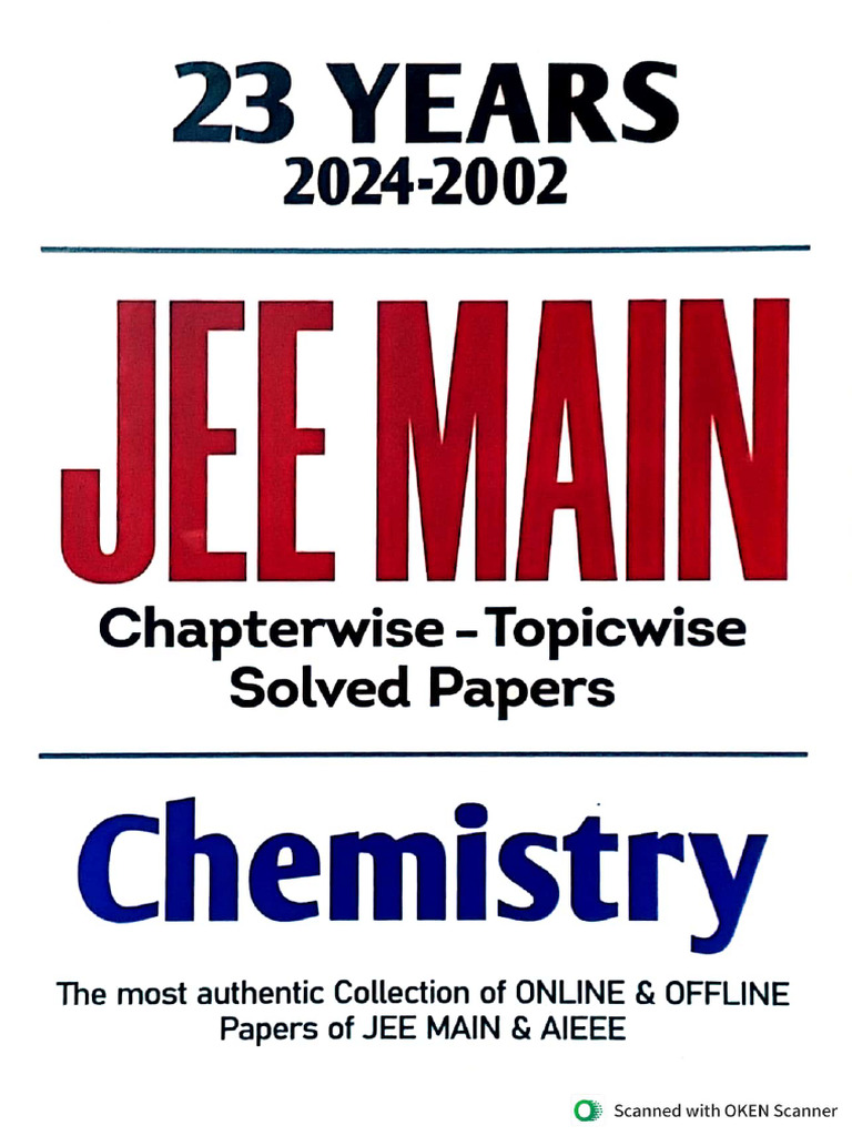 Arihant 23 Years Chemistry Jee Pyq by @rockcbse | PDF