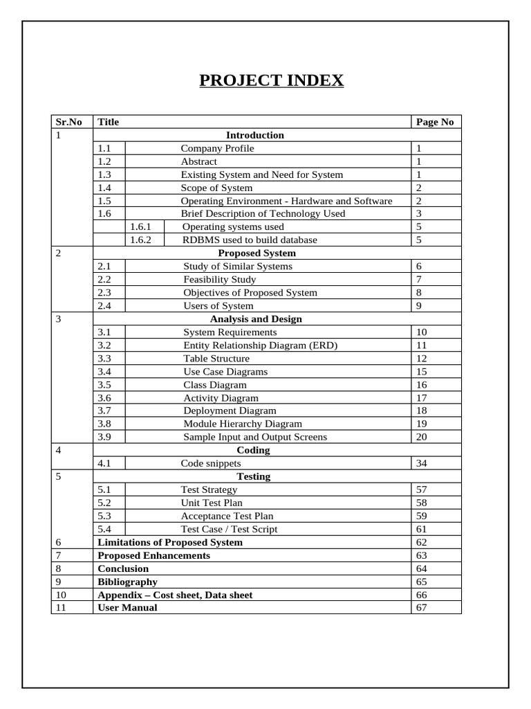 Project Index: SR - No Title Page No | PDF | J Query | Ajax (Programming)