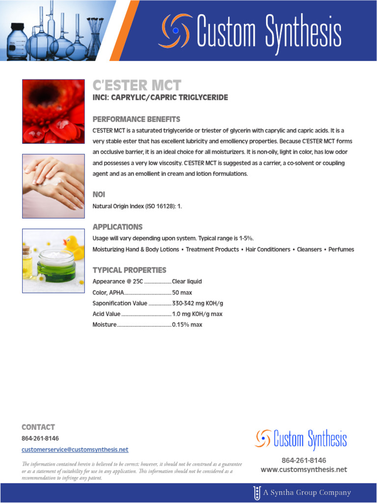 Tgacc C'ESTER MCT | PDF