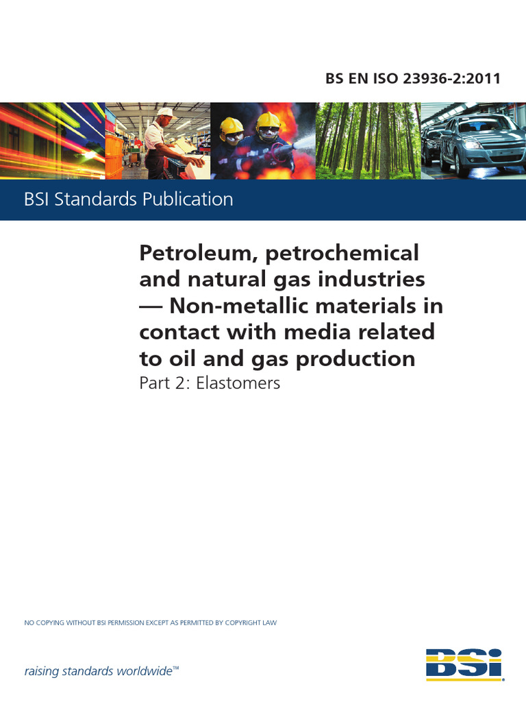 ISO 23936-2 Elatomer Design and Testing | PDF | Natural Rubber ...