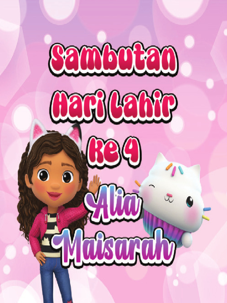 Sticker Sambutan Hari Lahir Alia | PDF