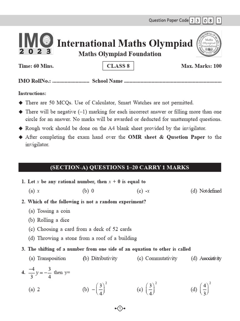 Class 8 | PDF