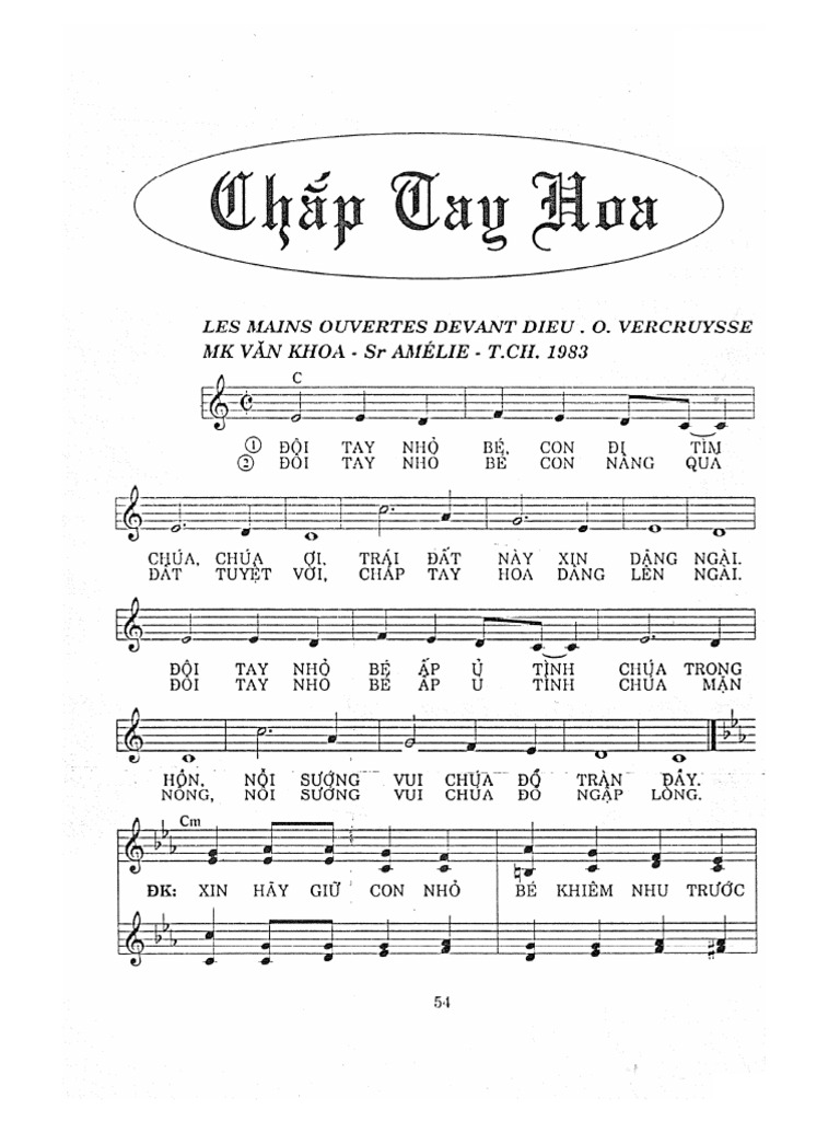 Chap Tay Hoa (LV MK Van Khoa - Quang Uy 1983) | PDF