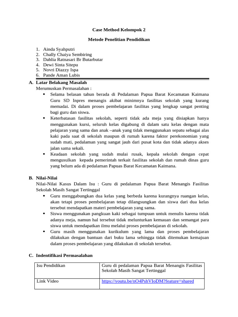 Case Method Kel 2 MPPA - A Reg 2020 | PDF