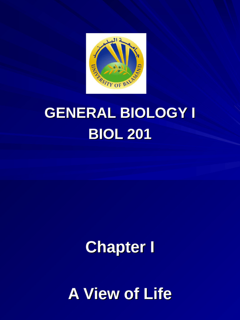 Chapter I - View of Life | PDF | Hypothesis | Life