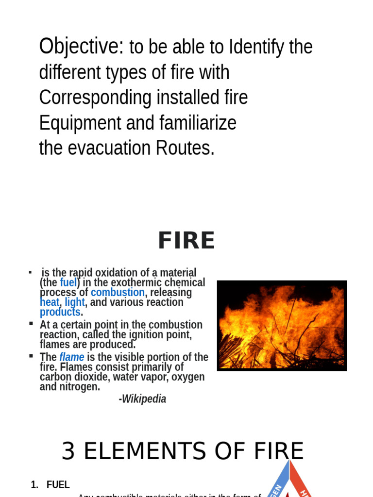 Fire Safety Presentation | PDF