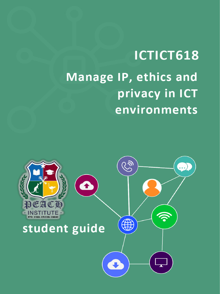 ICTICT618 - Student Guide | PDF | Intellectual Property | Computers