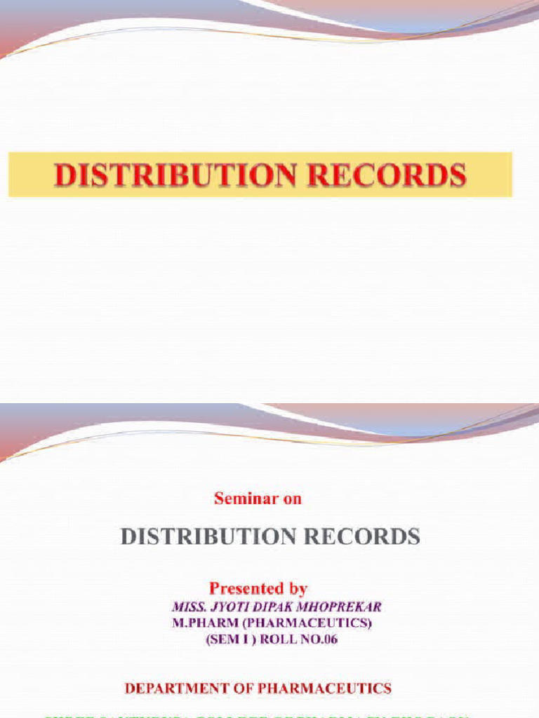 Distribution of Records | PDF