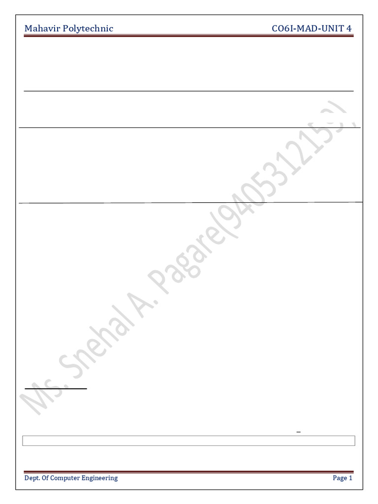 Sap Mad 22617 Unit4 | PDF