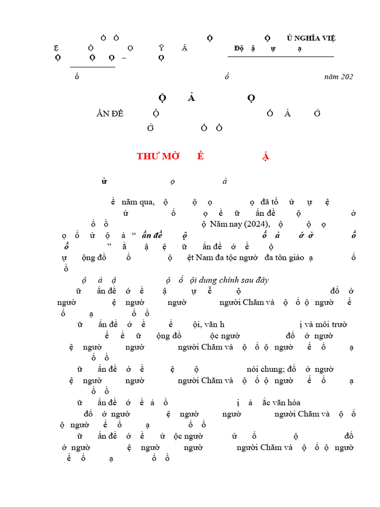 Payua THƯ M I Viet Thamluan HTDTH 2024 | PDF