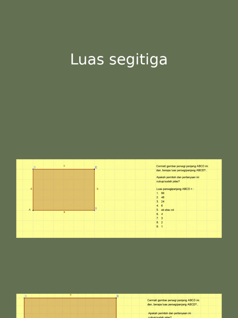 Luas Segitiga | PDF