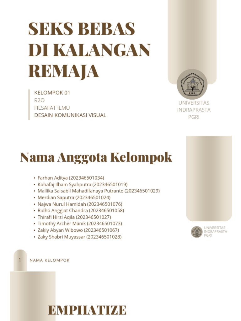 Kelompok 1 Sex Bebas Di Kalangan Remaja R2o Filsafat Ilmu Pdf