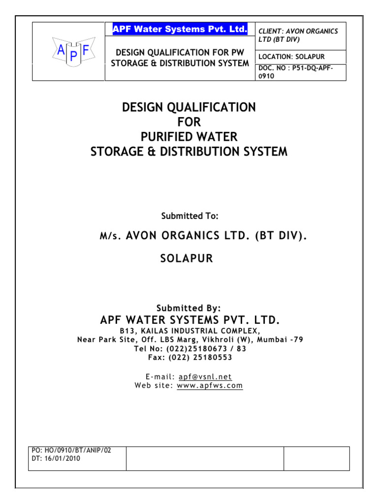 DQ DM Water | PDF
