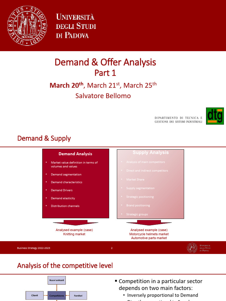 Demand and Offer - Part 1 | PDF