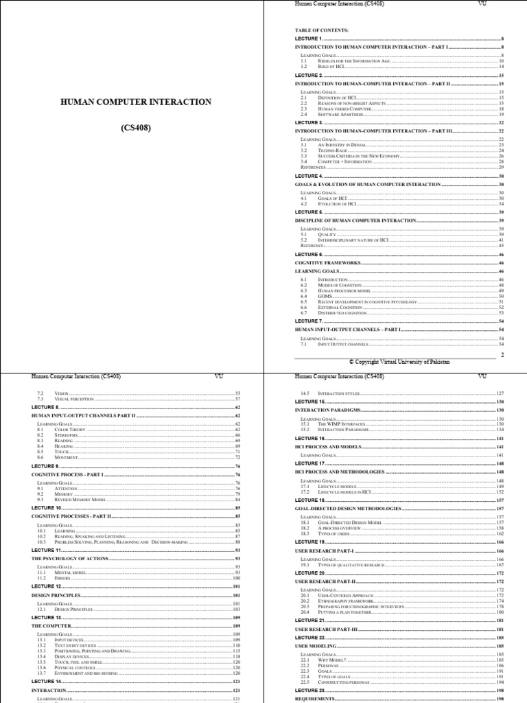 HCI Handouts 1-45 | PDF