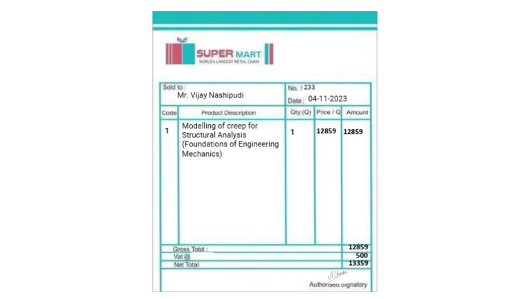 Book Bill | PDF