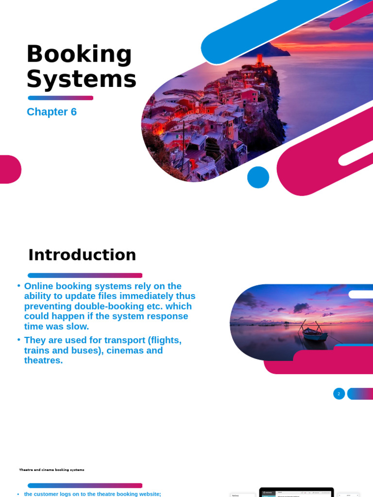 Chapter # 6 ICT Applications - Booking Systems | PDF