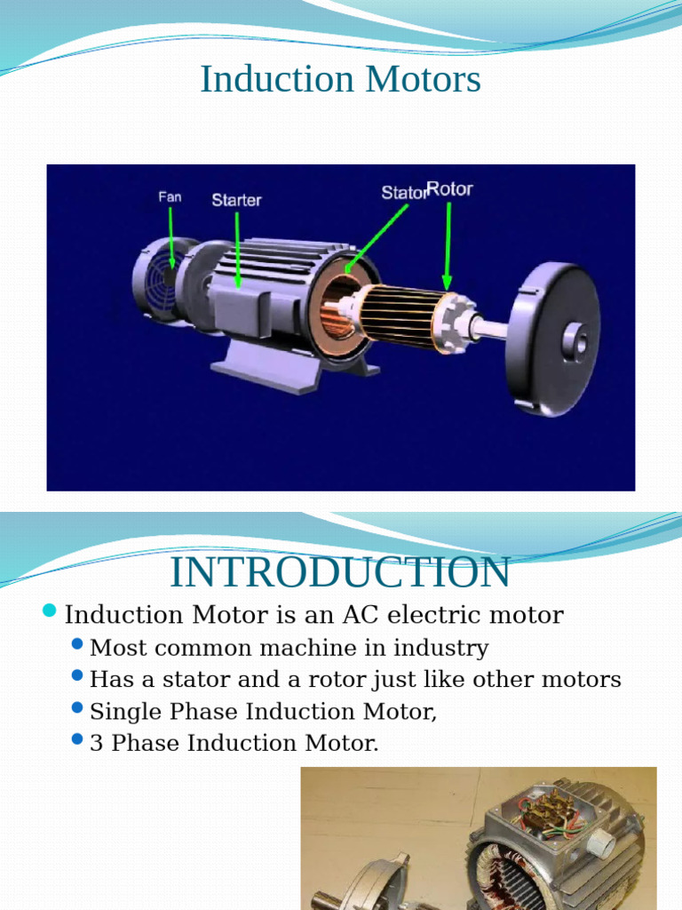 ELTA - Lecture 12 - Induction Motors | PDF | Electric Motor | Electric ...