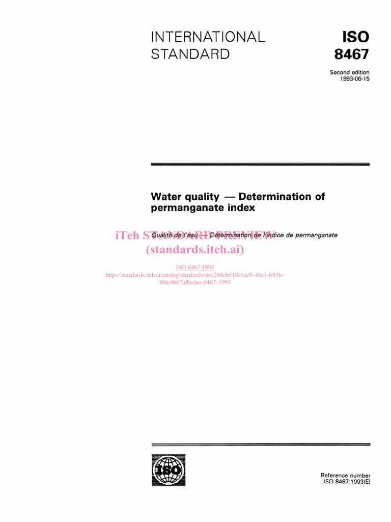 Iso 8467 1993 | PDF