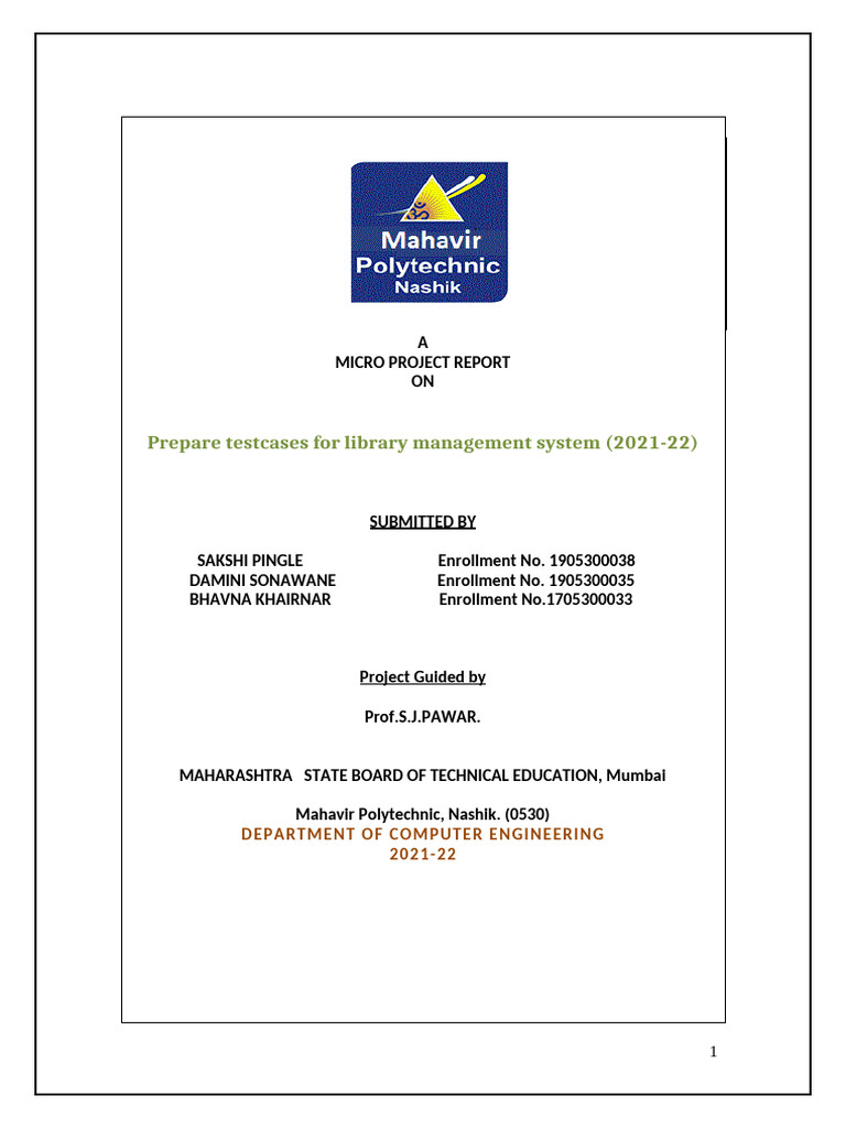 Software Testing Microproject Pdf 9460
