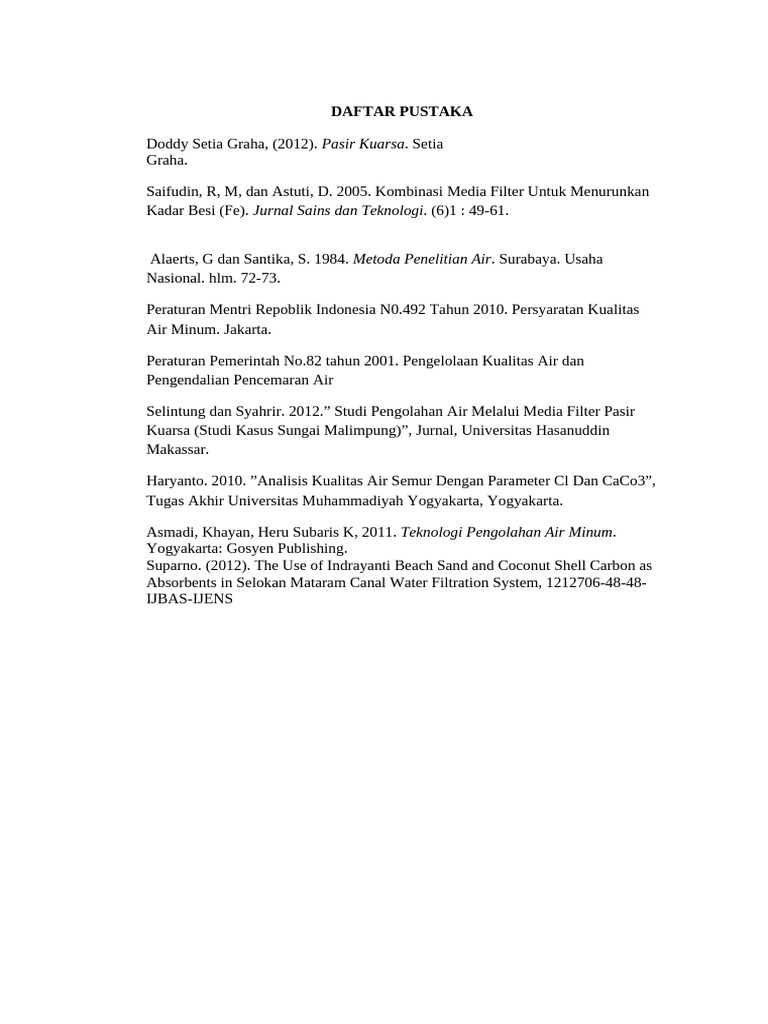 Daftar Pustaka | PDF
