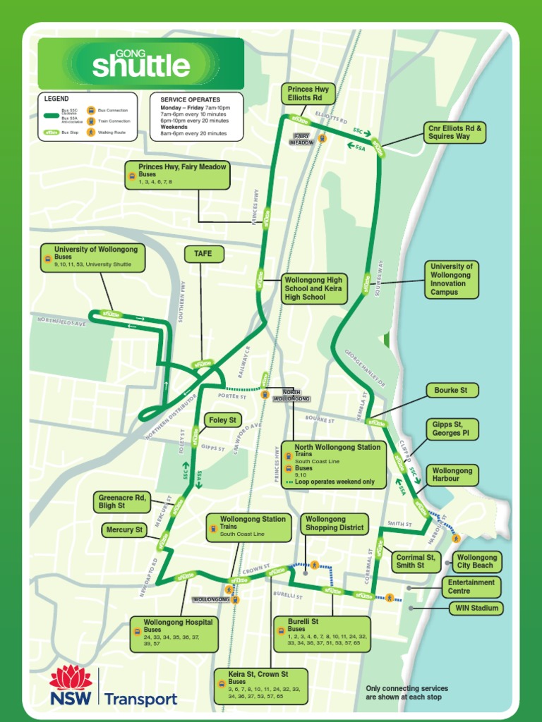 Gong Shuttle Map | PDF
