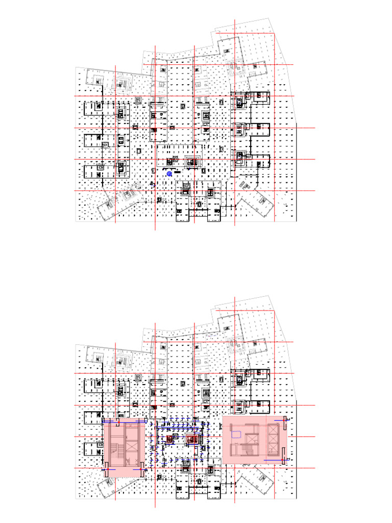 Foundation Layout & Reinforcement Markup For BLDG-C | PDF