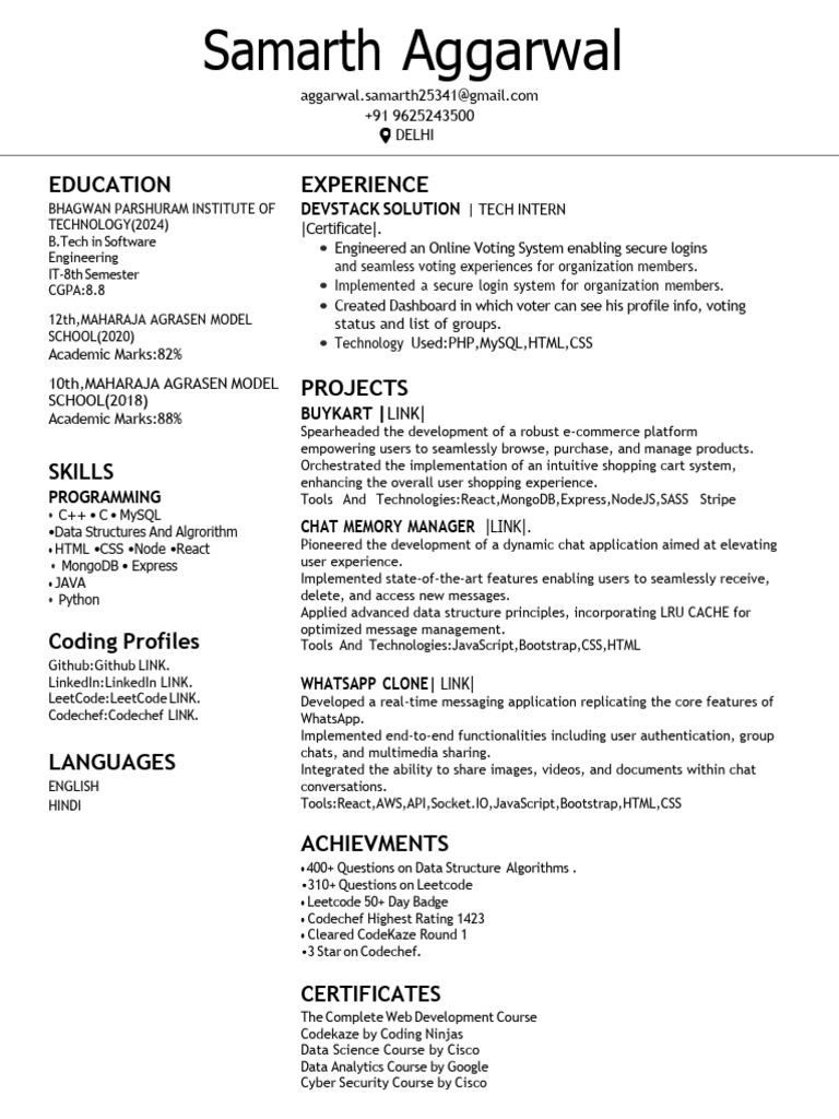 Education Experience: Devstack Solution | PDF