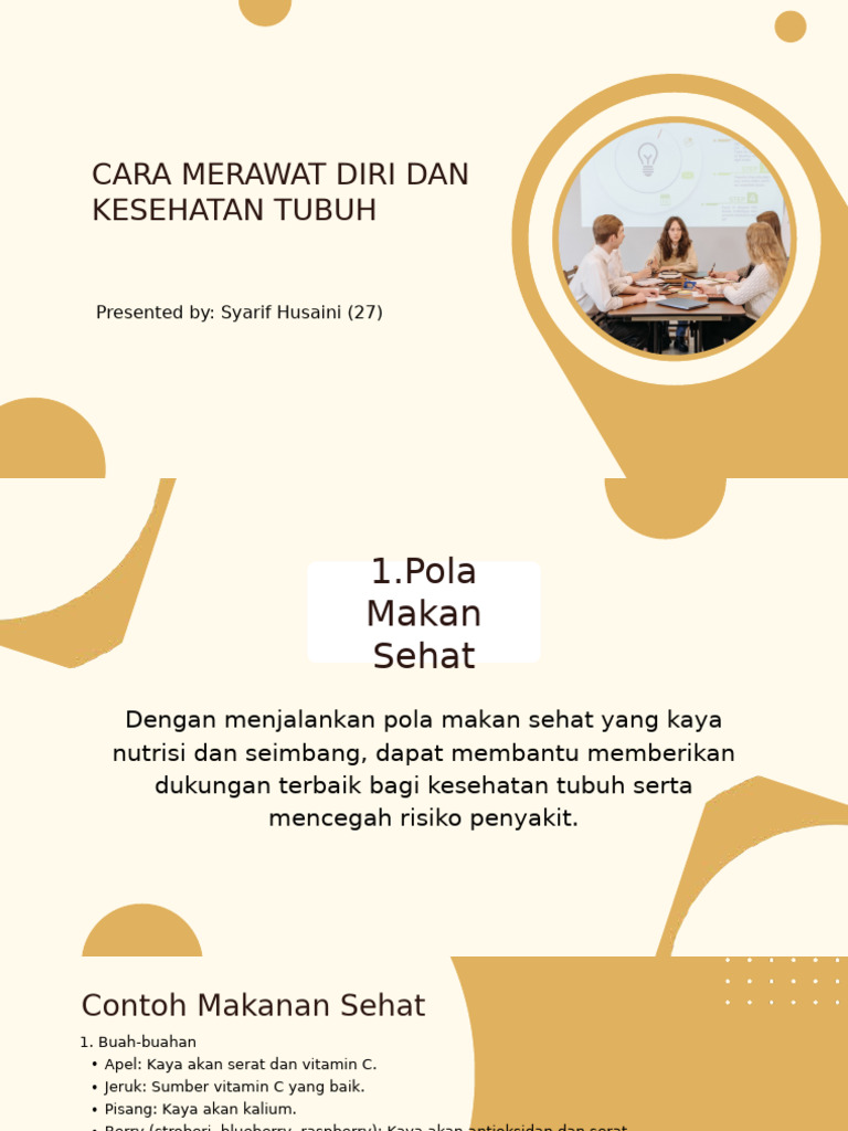 Cara Merawat Diri Dan Kesehatan Tubuh | PDF