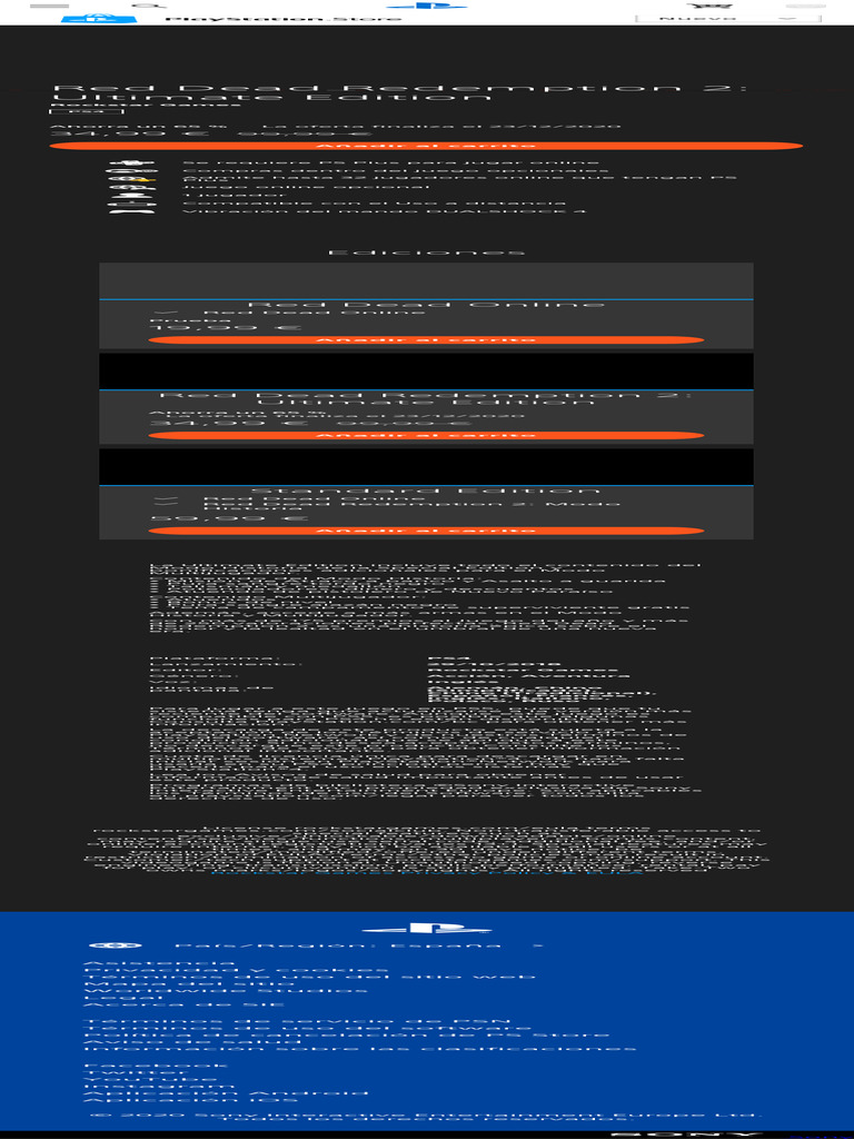 Red Dead Redemption 2 Ultimate Edition | PDF