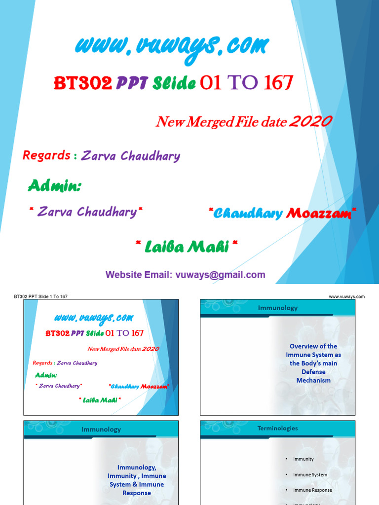 Bt302 Handouts Pdf Pdf