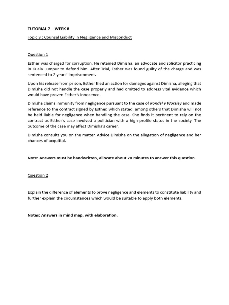 Tutorial 7 W8 PP | PDF