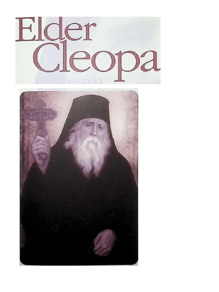 Life and Teachings of Elder Cleopa | PDF | Penance | Religion ...
