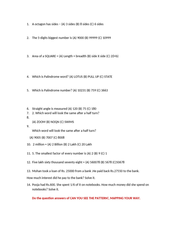5 Math Holiday Homework Pdf Teaching Methods Materials Science