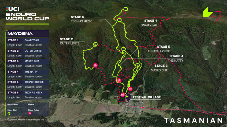 Maydena Course Map | PDF