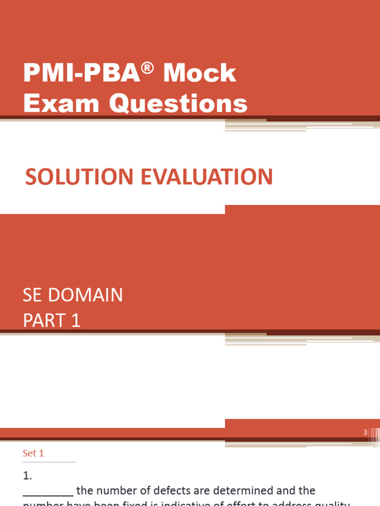 5 PBA Exam Questions SE | PDF