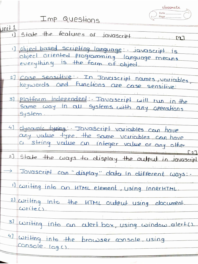 Css Imp Answers | PDF