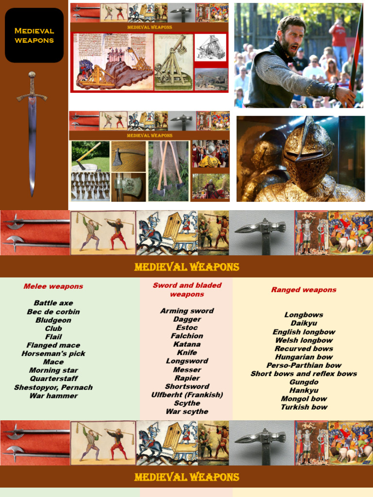 Medieval Weapons | PDF | Projectiles | Projectile Weapons