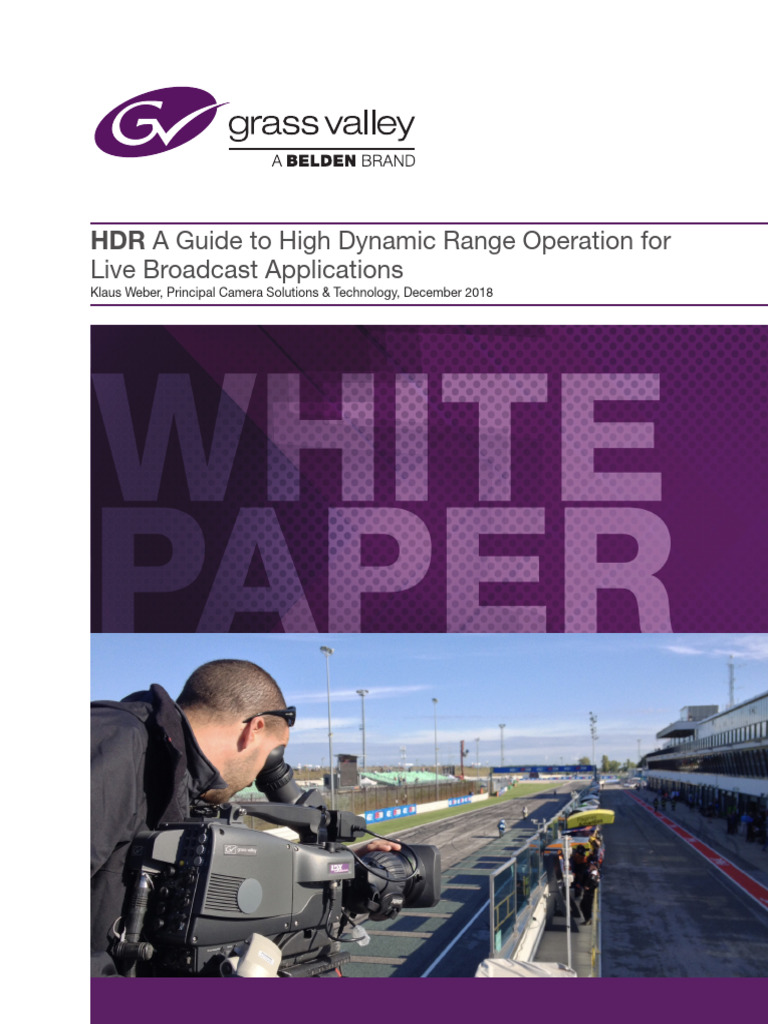 GVB 1 0676B EN WP - HDR - Live - Guide | PDF