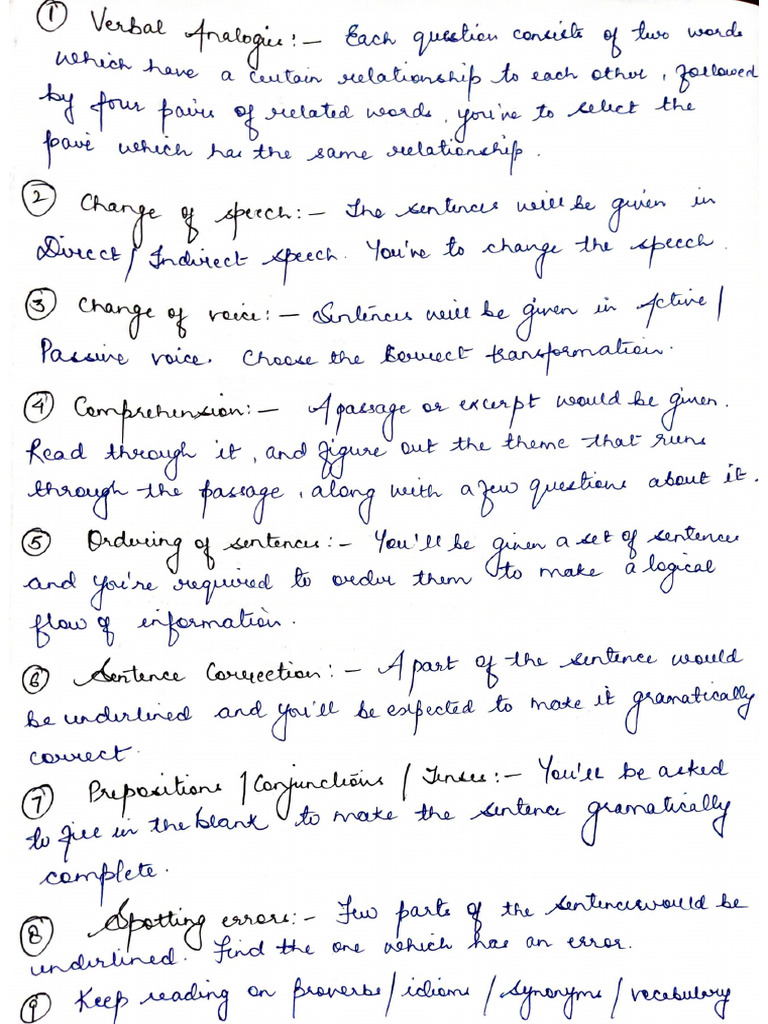 Aptitude - Verbal Ability | PDF