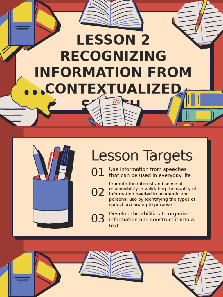 Melc1 Lesson2 Contextualized | PDF