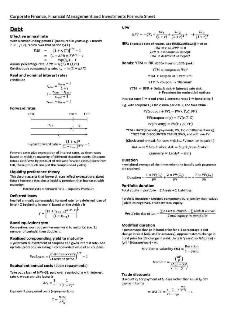 Corporate finance | PDF