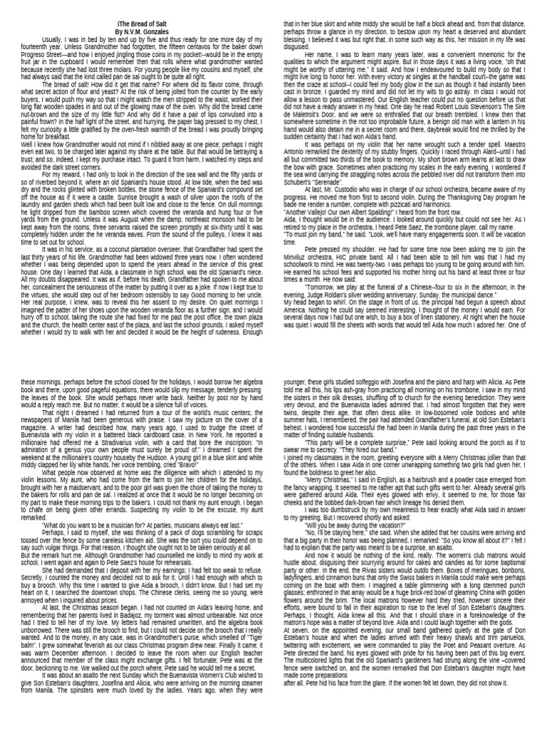 The Bread of Salt The Summer Solstice | PDF