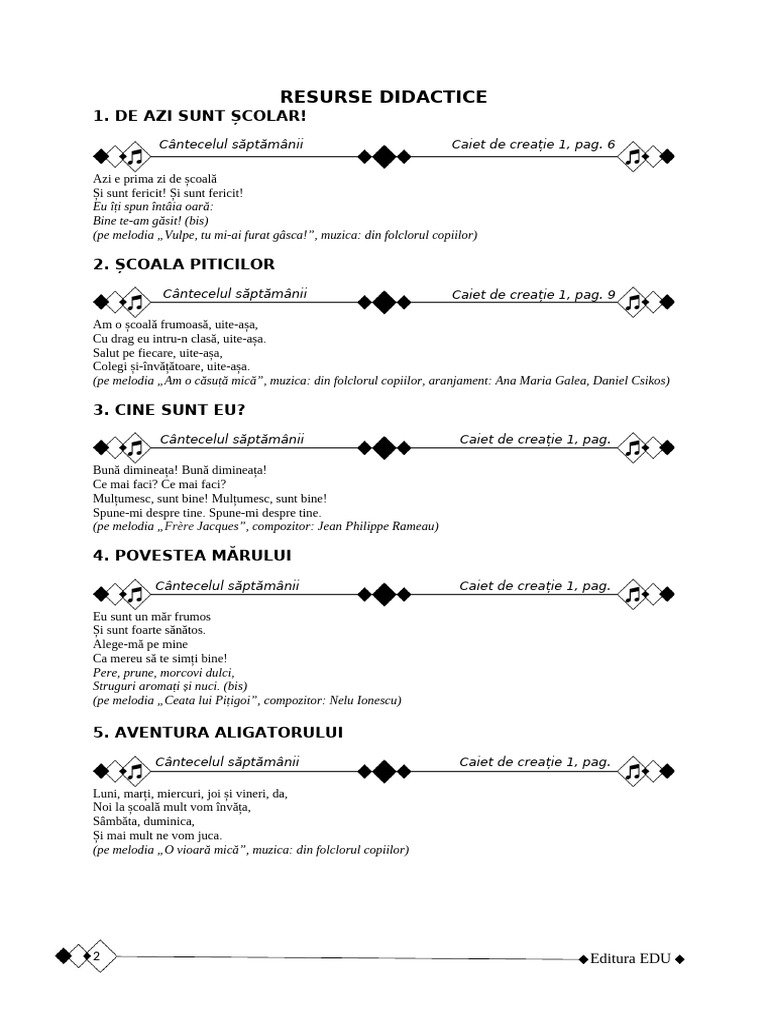 Resurse Didactice Pentru Clasa Pregatitoare | PDF