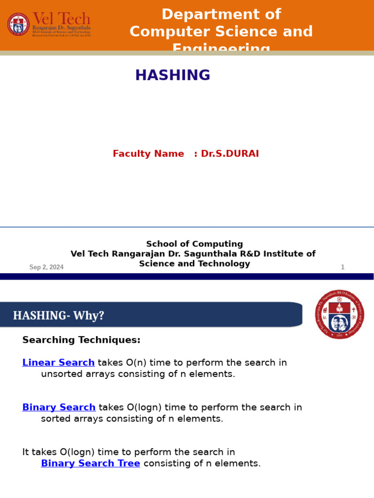 Hashing | PDF