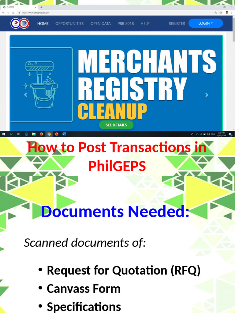 6 How To Post in Philgeps | PDF