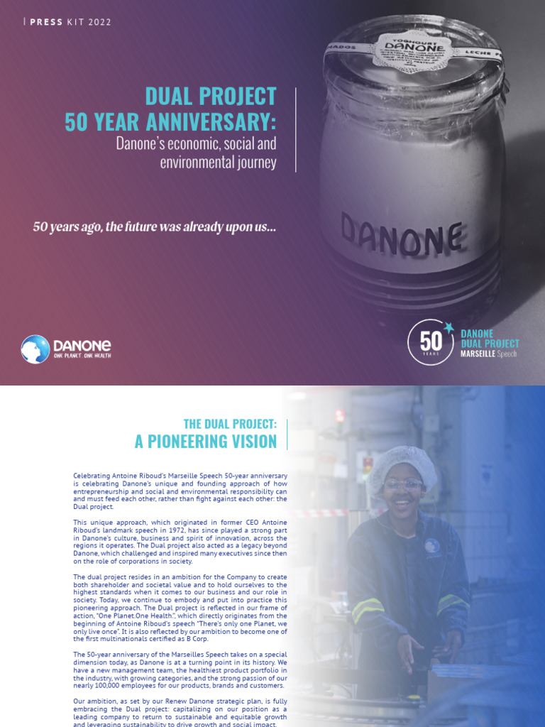 50years-danone-presskit-en | PDF